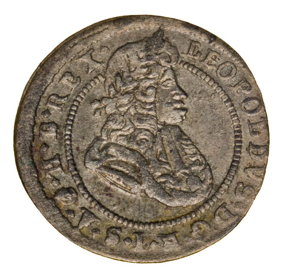 1 krajcar 1698 Leopold I Habsburg Śląsk Brzeg